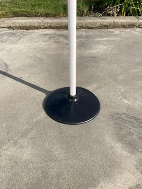 Agility Pole with Rubber Base - For Hard Surfaces | Supasport